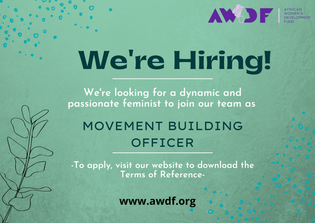 Vacancy: Movement Building Officer - The African Women's Development ...