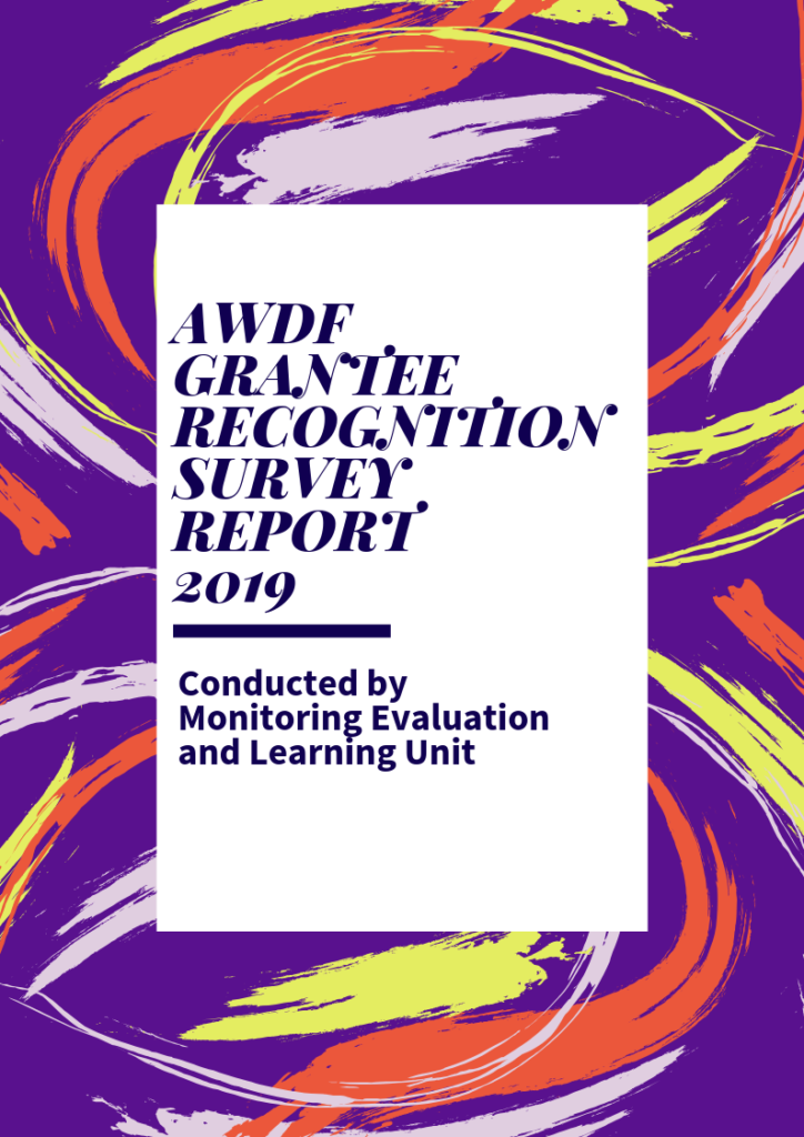 AWDF Grantee Recognition Survey 2019 - The African Women's Development Fund