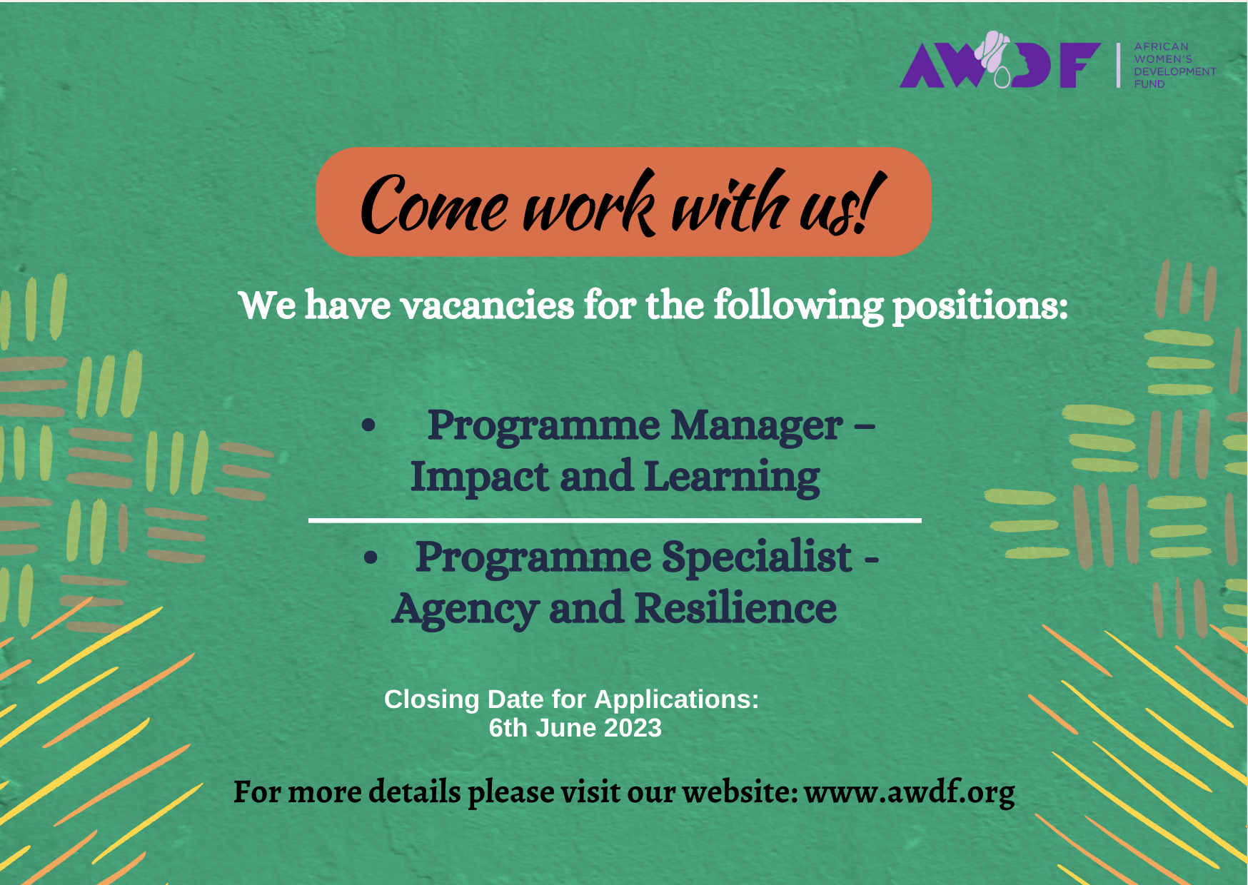 Exciting vacancies for African Feminists! - The African Women's ...