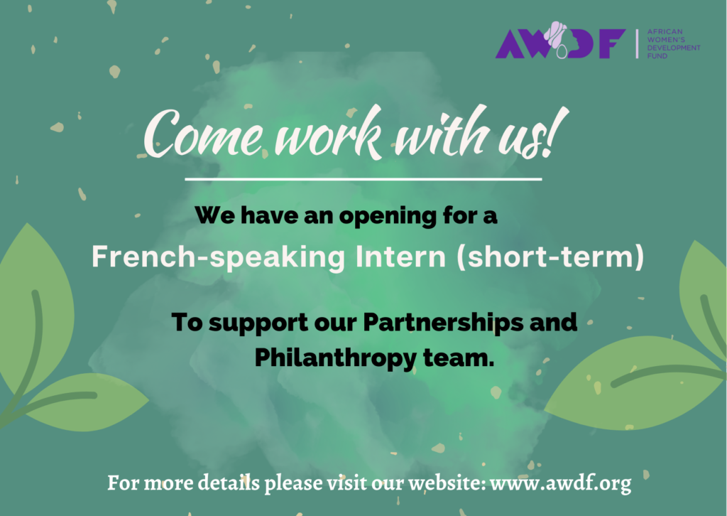 Vacancy for an Intern: Partnerships and Philanthropy - The African ...
